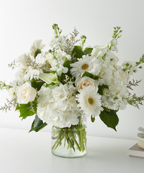 Vanilla Blossom: Elegant White Bouquet - Veldkamp's Flowers | Denver ...